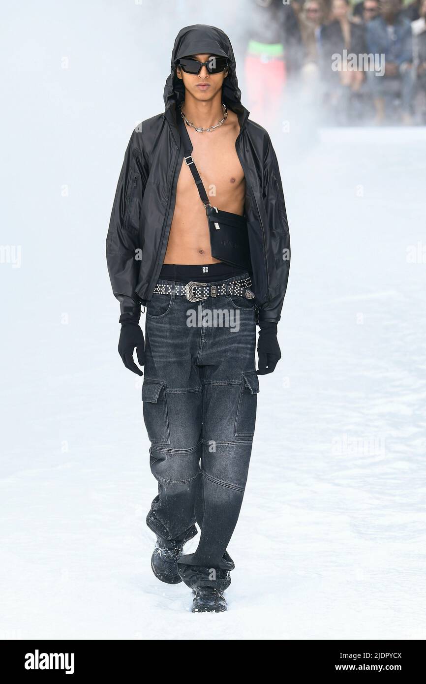 GIVENCHY Mens SS23 runway during Paris Fashion Week Menswear on June ...