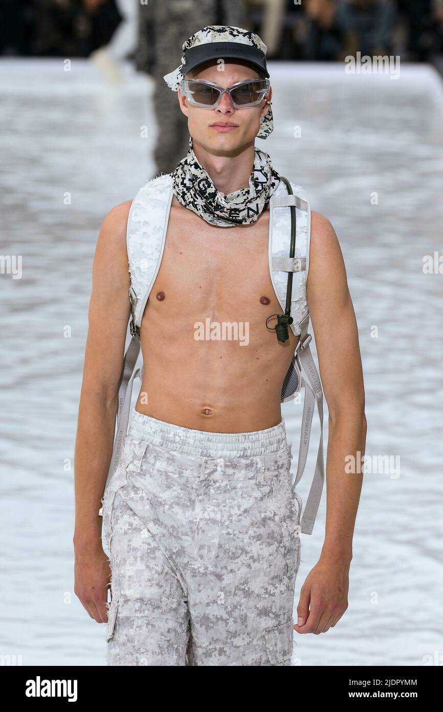 GIVENCHY Mens SS23 runway during Paris Fashion Week Menswear on June ...