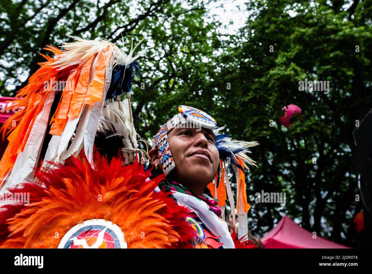 Montreal, Canada. 21st June, 2022. Scott Sinquah, world champion hoop ...