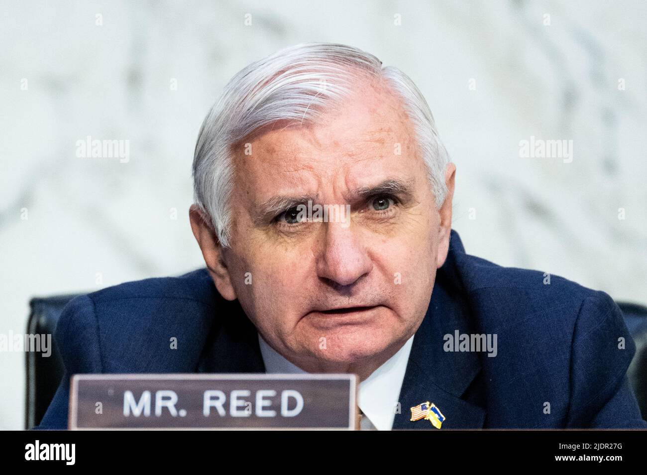 Washington, United States. 22nd June, 2022. Senator Jack Reed (D-RI ...