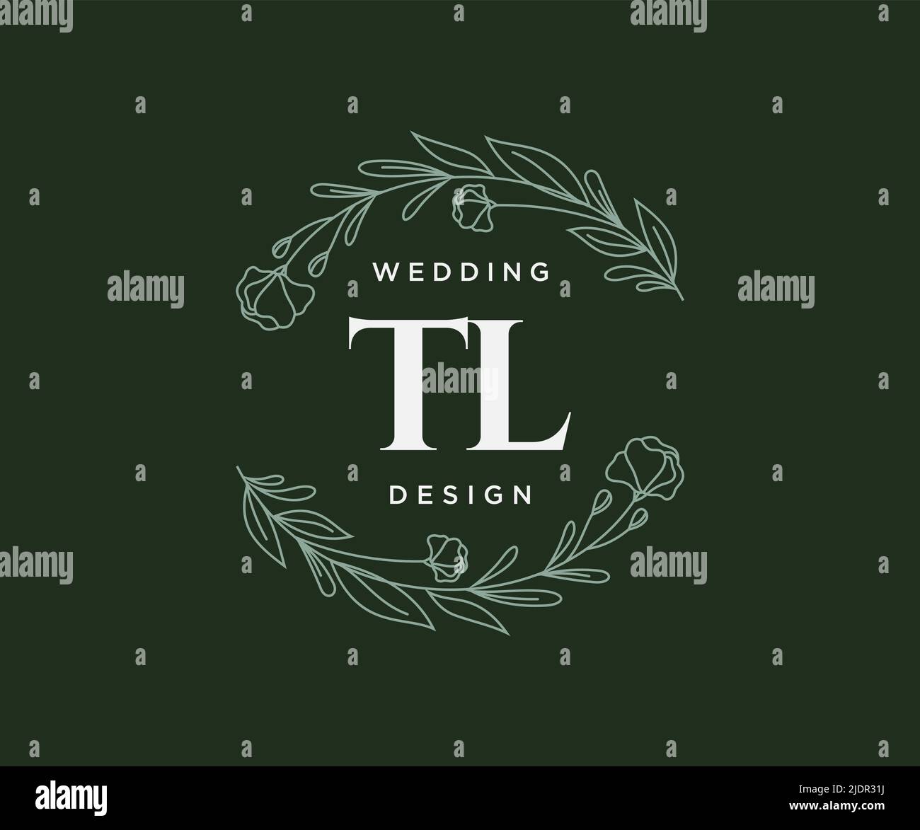 TL Initials letter Wedding monogram logos collection, hand drawn modern ...