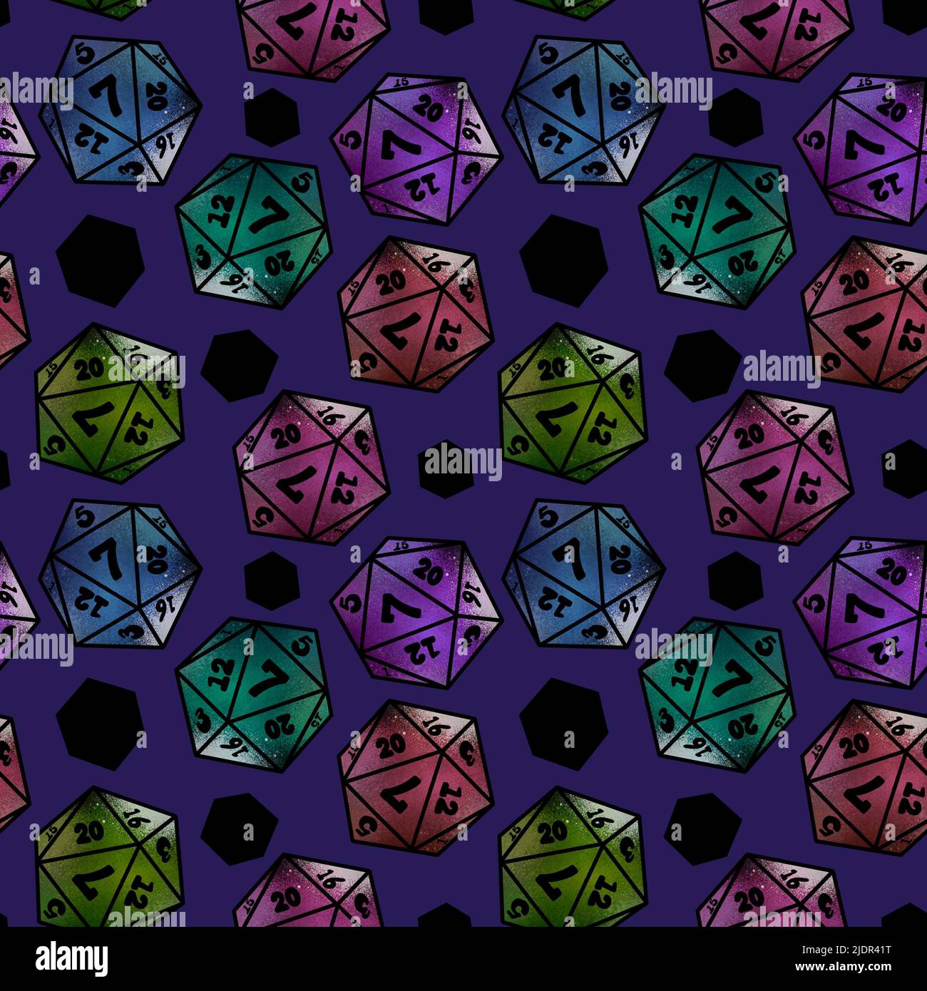 Kids seamless dice pattern for games and cards and fabrics and wrapping ...