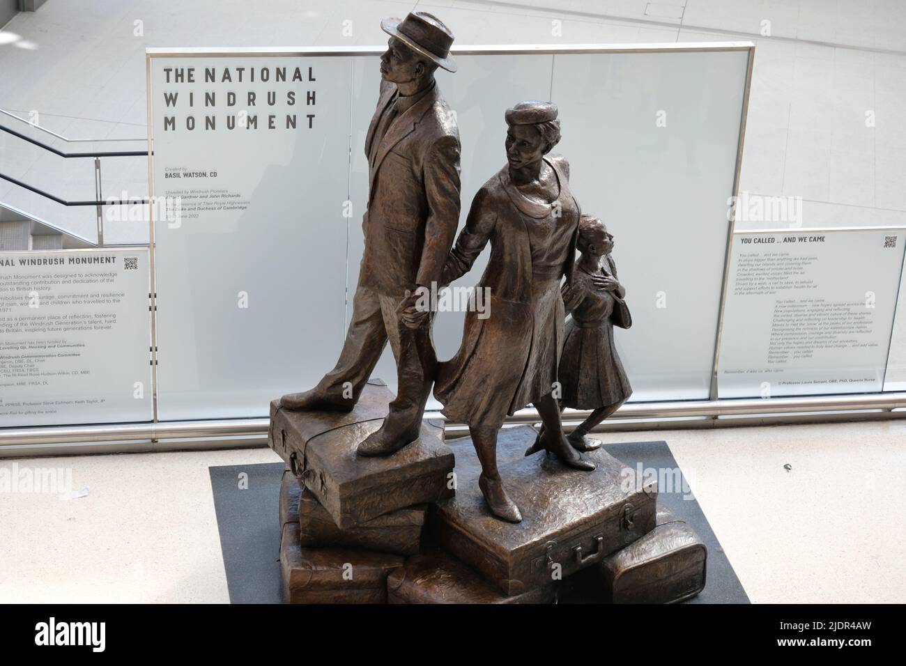 London, UK, 22nd June, 2022. A statue designed by Jamaican sculptor ...