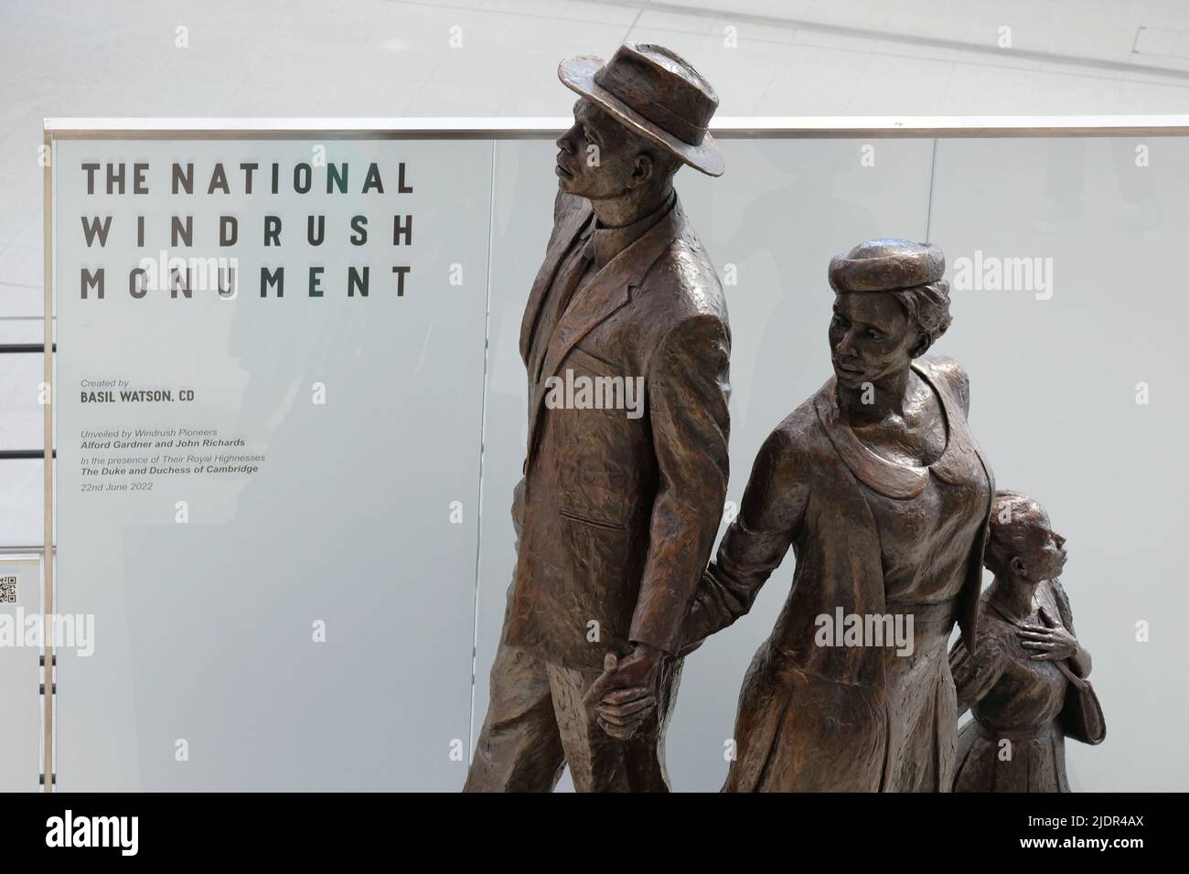 London, UK, 22nd June, 2022. A statue designed by Jamaican sculptor ...