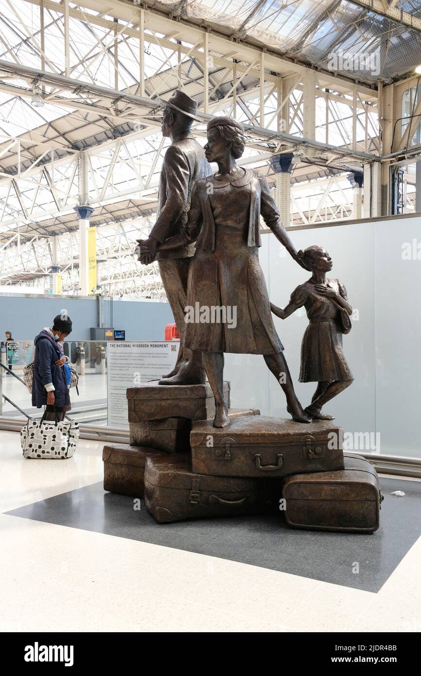 London, UK, 22nd June, 2022. A statue designed by Jamaican sculptor ...