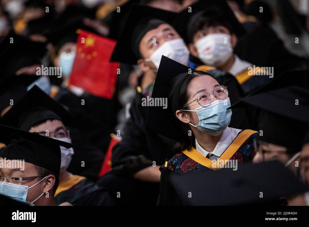 Chinese students from Huazhong University of Science and Technology ...