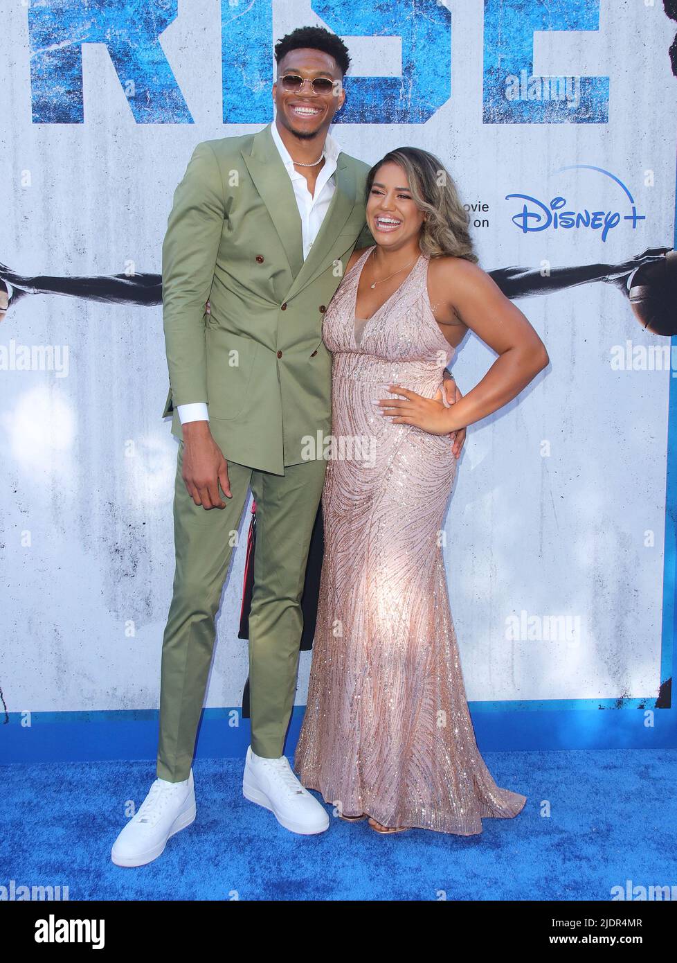 Burbank, USA. 22nd June, 2022. Giannis Antetokounmpo, Mariah ...