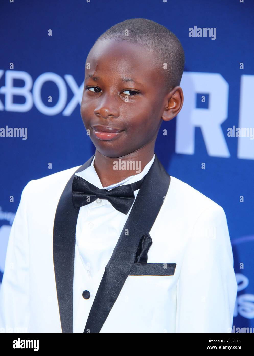 Elijah Sholanke arrives at The Disney RISE Premiere held at Disney ...