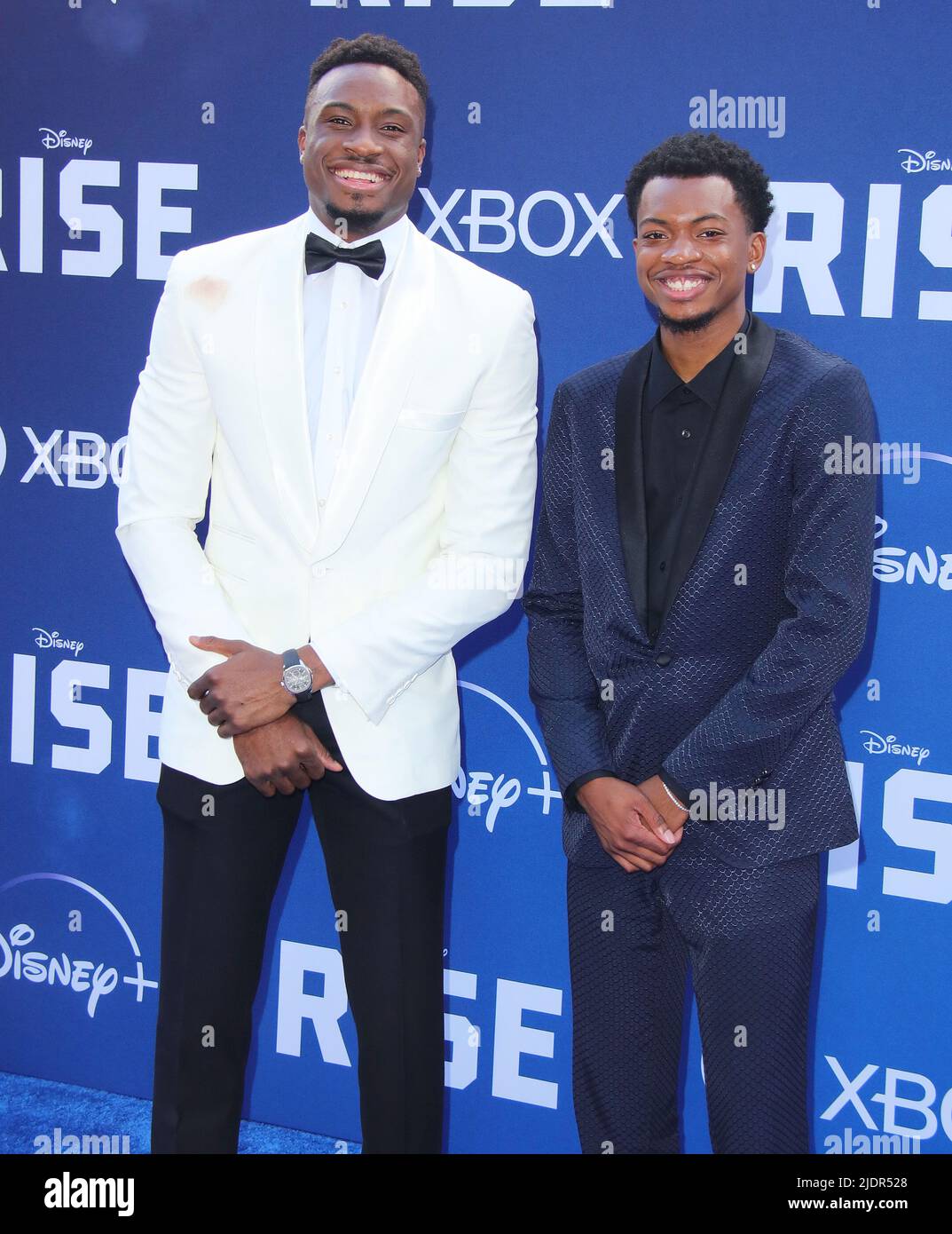 Ral Agada, Thanasis Antetokounmpo arrives at The Disney RISE Premiere ...