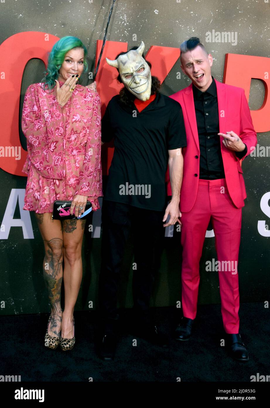 Hollywood, California, USA 21st June 2022 Verona Blue and Garrett Mills ...