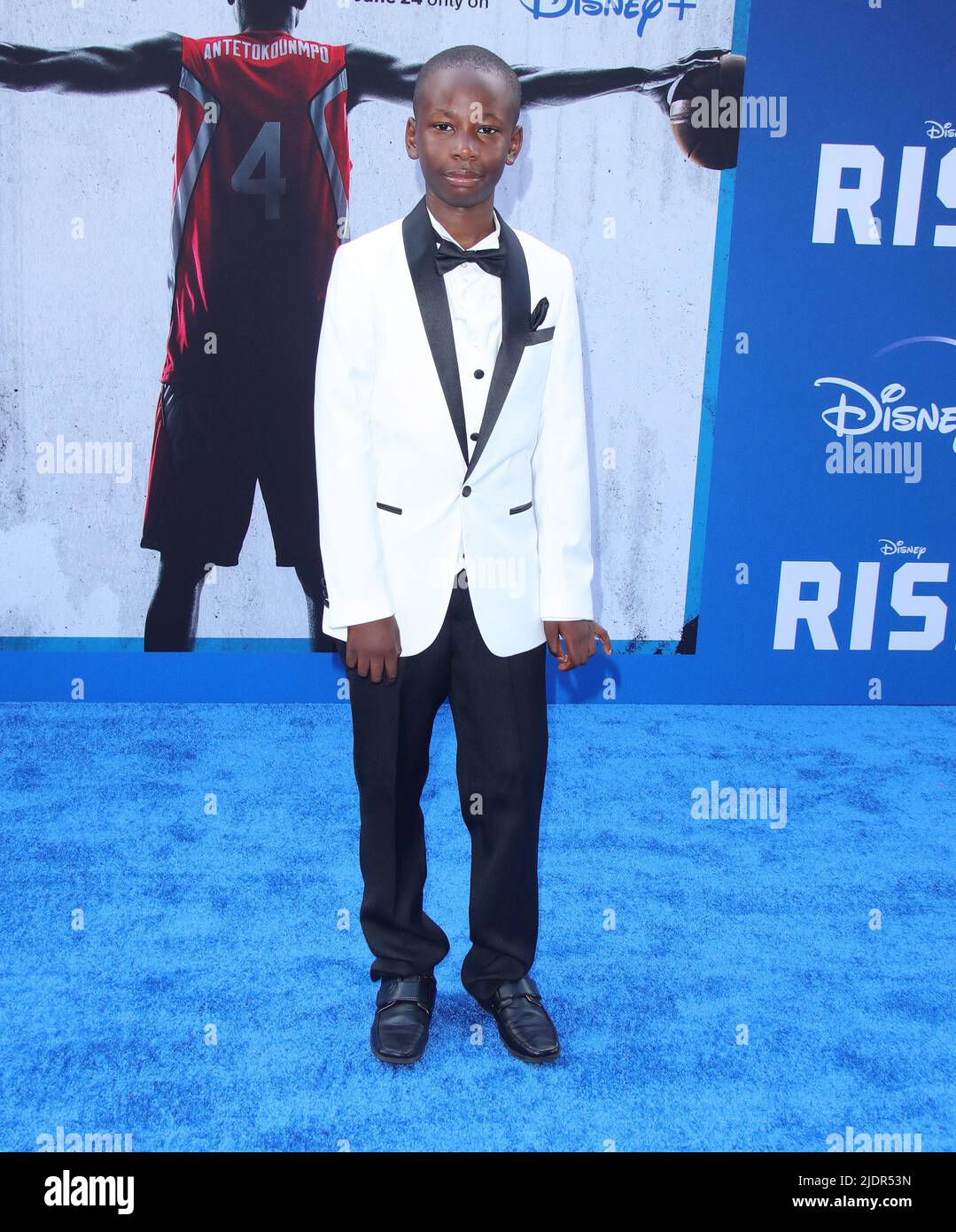 Elijah Sholanke arrives at The Disney RISE Premiere held at Disney ...