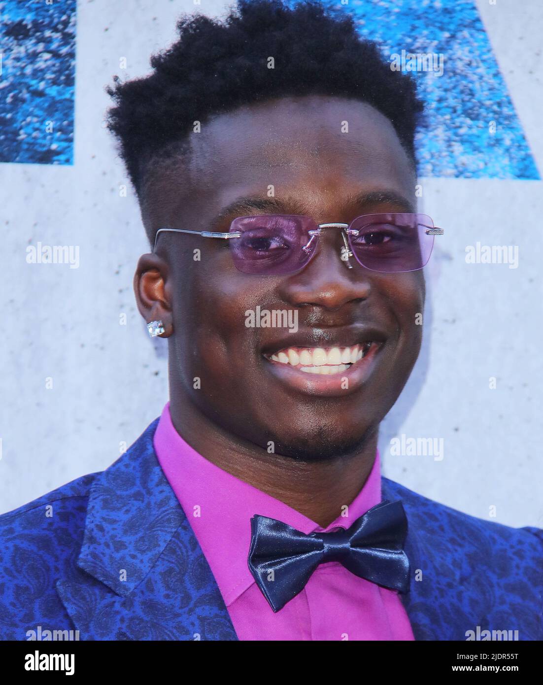 Alex Antetokounmpo arrives at The Disney RISE Premiere held at Disney ...