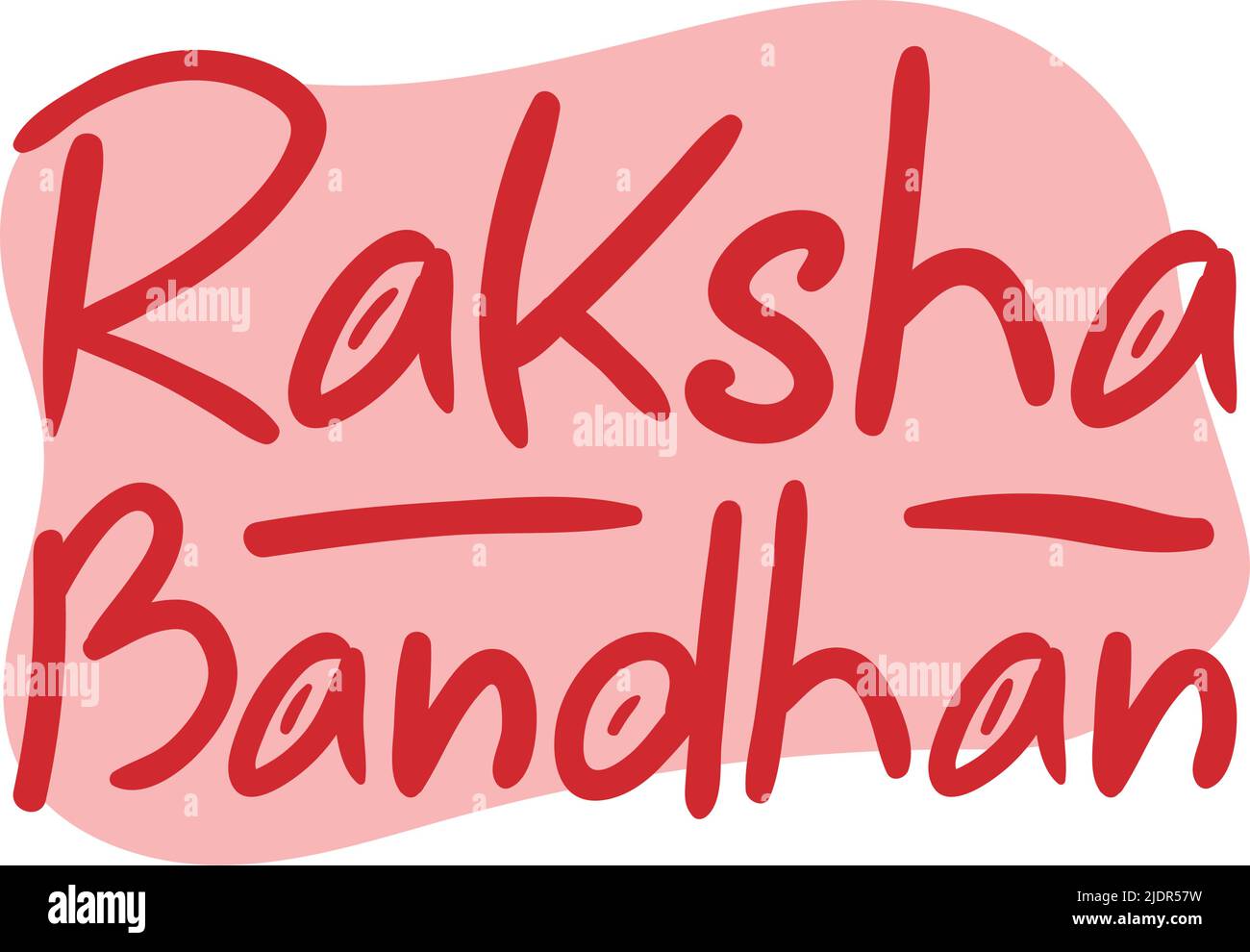 red raksha bandhan lettering Stock Vector Image & Art - Alamy