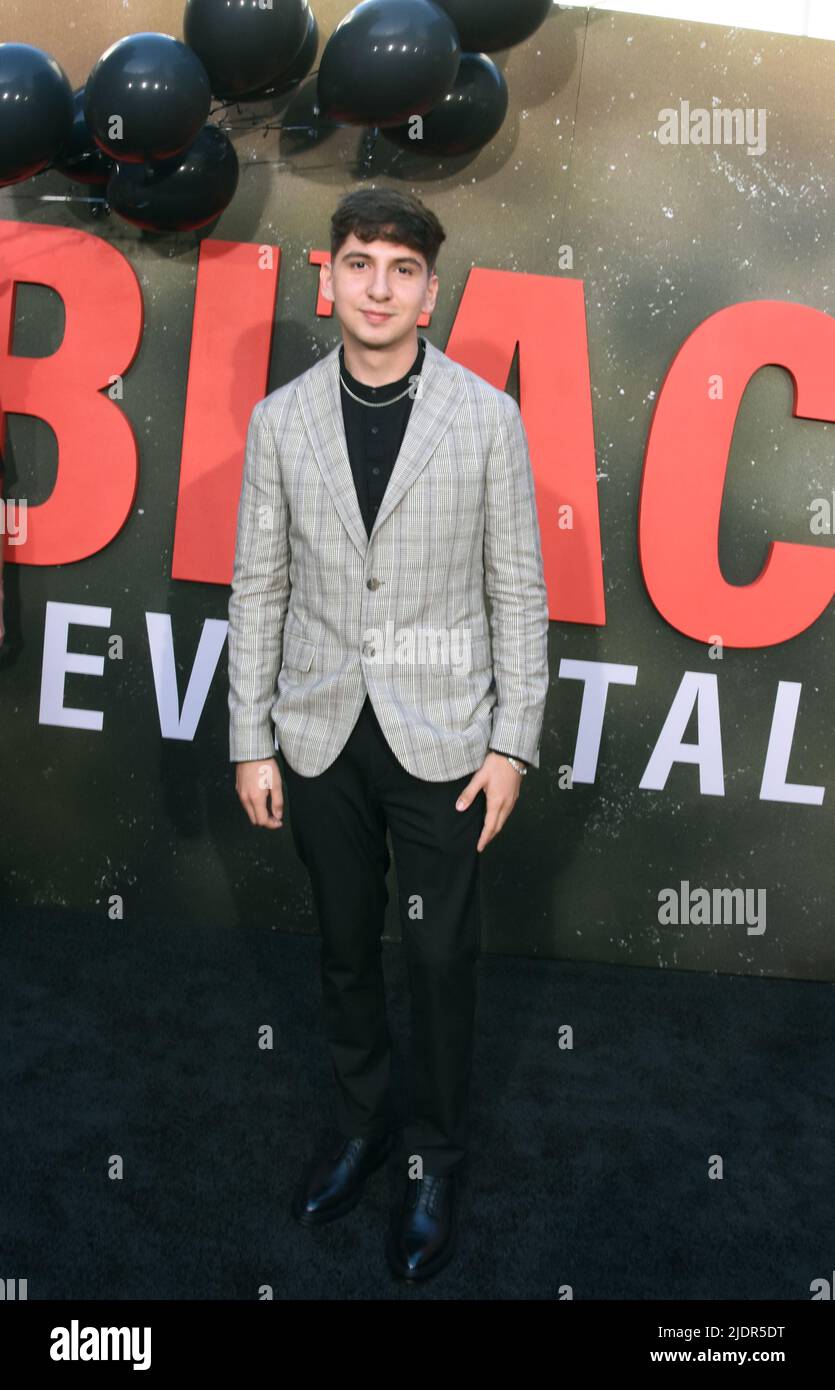 Hollywood, California, USA 21st June 2022 Sol Carlos attends Universal ...