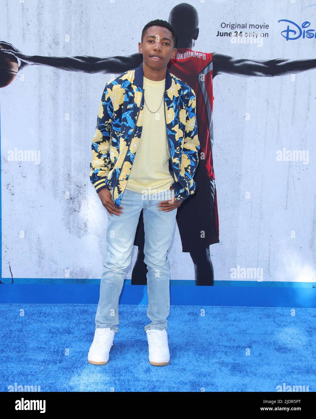 Seth Carr arrives at The Disney RISE Premiere held at Disney Studios in ...