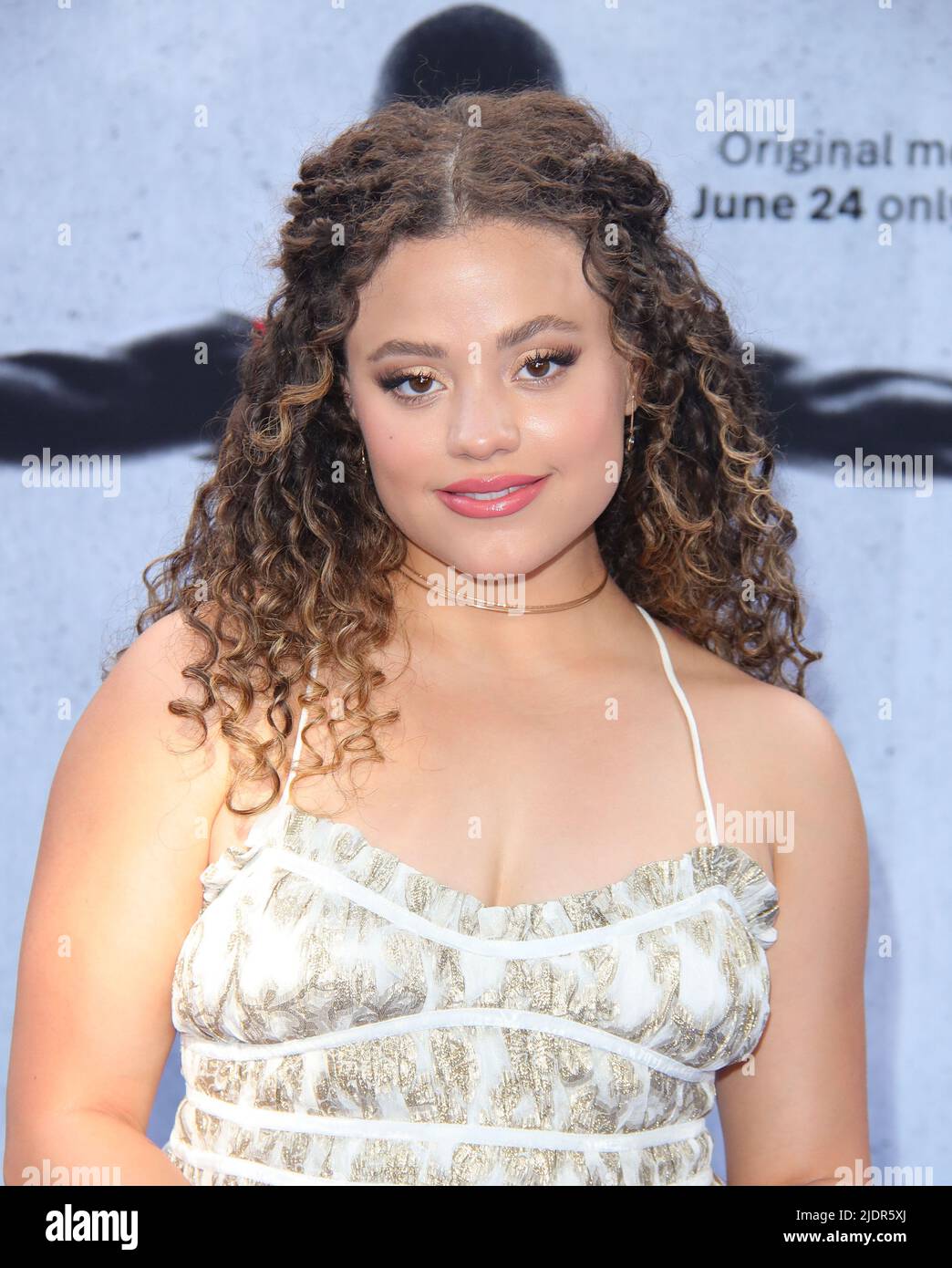 Sarah Jeffery arrives at The Disney RISE Premiere held at Disney ...