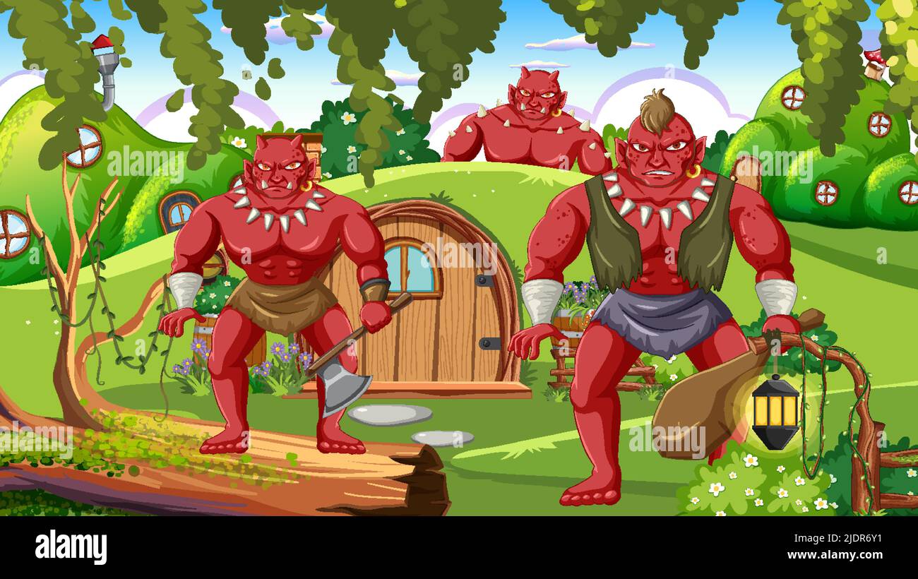 Orc tree Stock Vector Images - Alamy