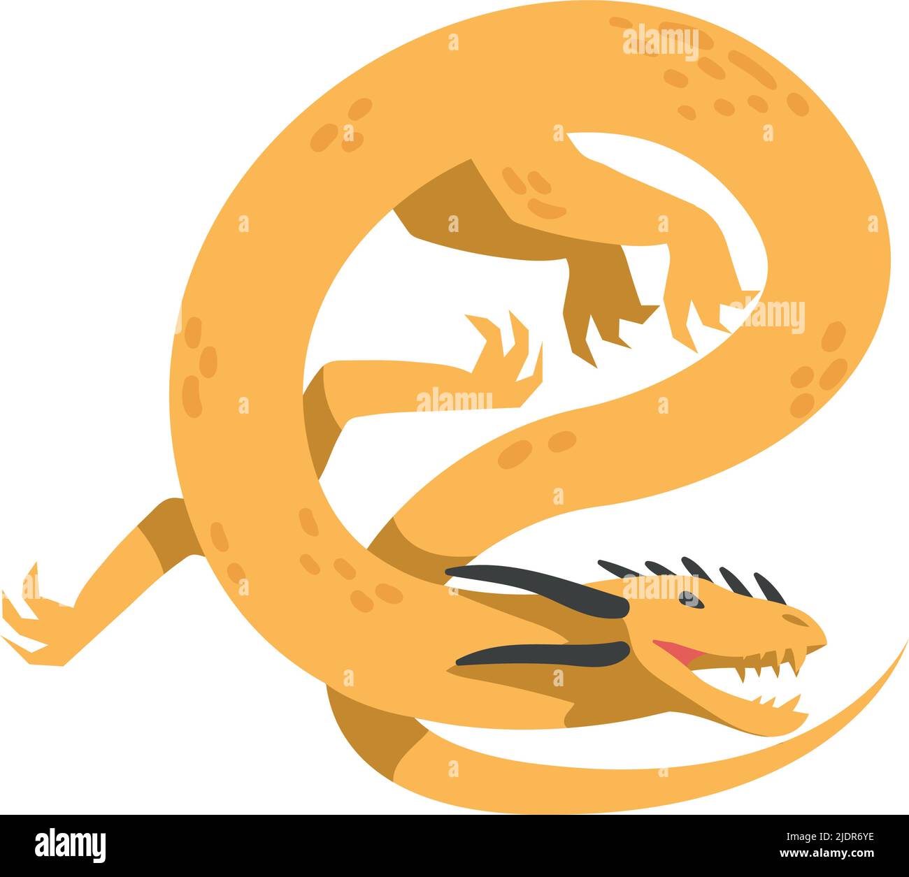 yellow dragon mythology Stock Vector Image & Art - Alamy