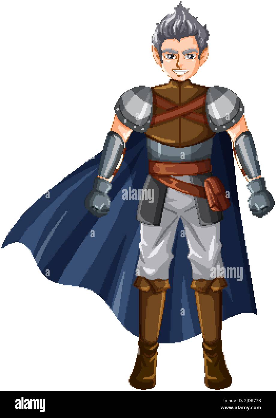 Medieval knight cartoon character illustration Stock Vector Image & Art ...
