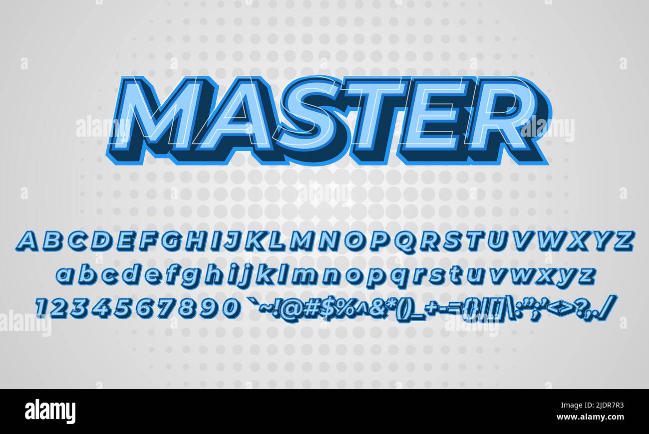 Modern editable text style effect. Editable font style. Vector ...