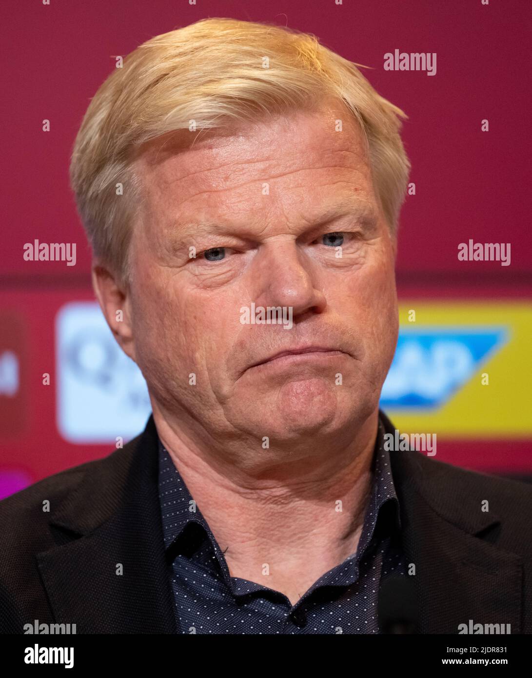 Munich, Germany. 22nd June, 2022. Soccer: Bundesliga, presentation of ...