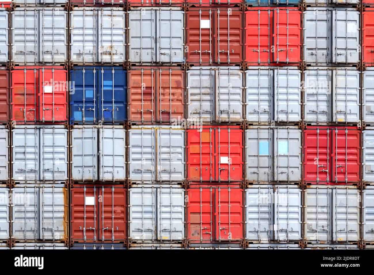 container front and back view Stock Photo - Alamy