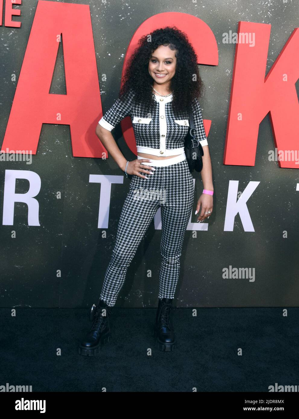 Hollywood, California, USA 21st June 2022 Actress Kayden Muller-Janssen ...