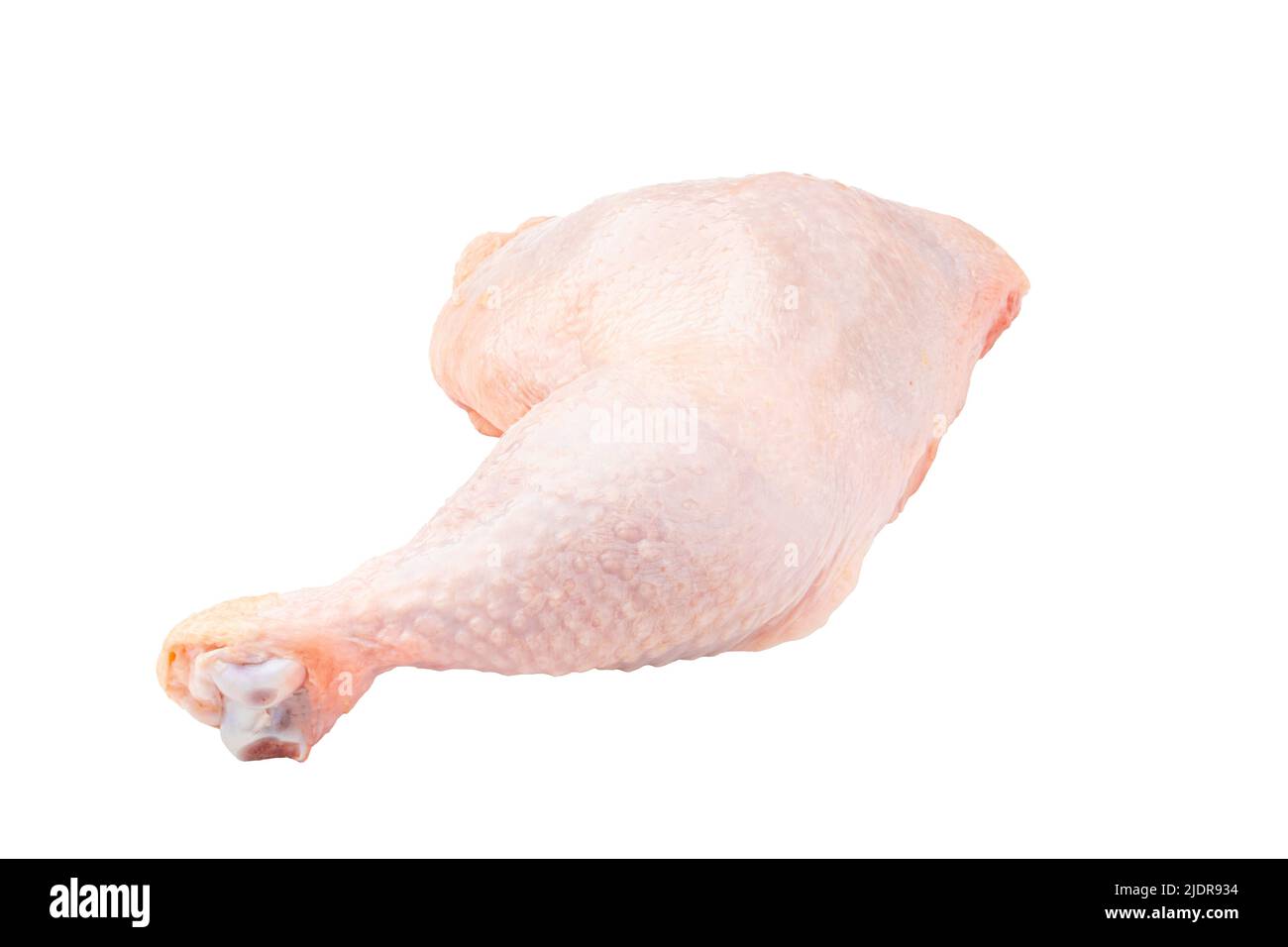 Isolated fresh raw chicken leg Stock Photo - Alamy