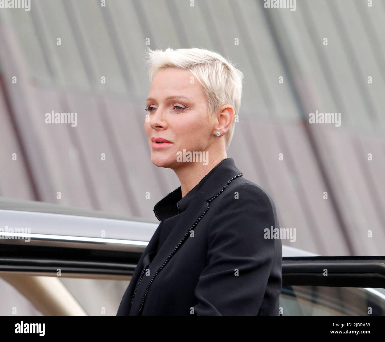 Princess Charlene of Monaco attends the opening of the new exhibition ...