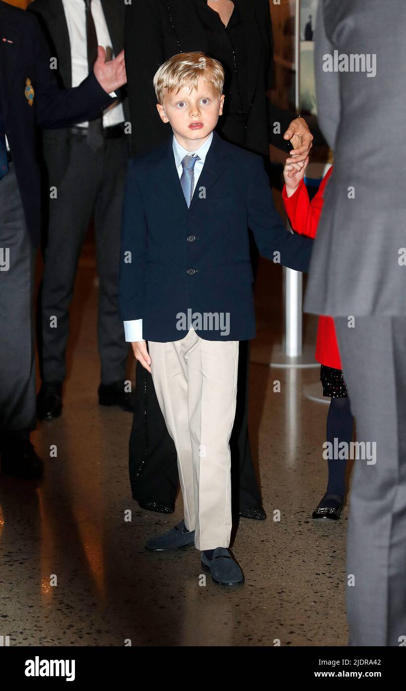 Prince Jacques of Monaco attends the opening of the new exhibition ...