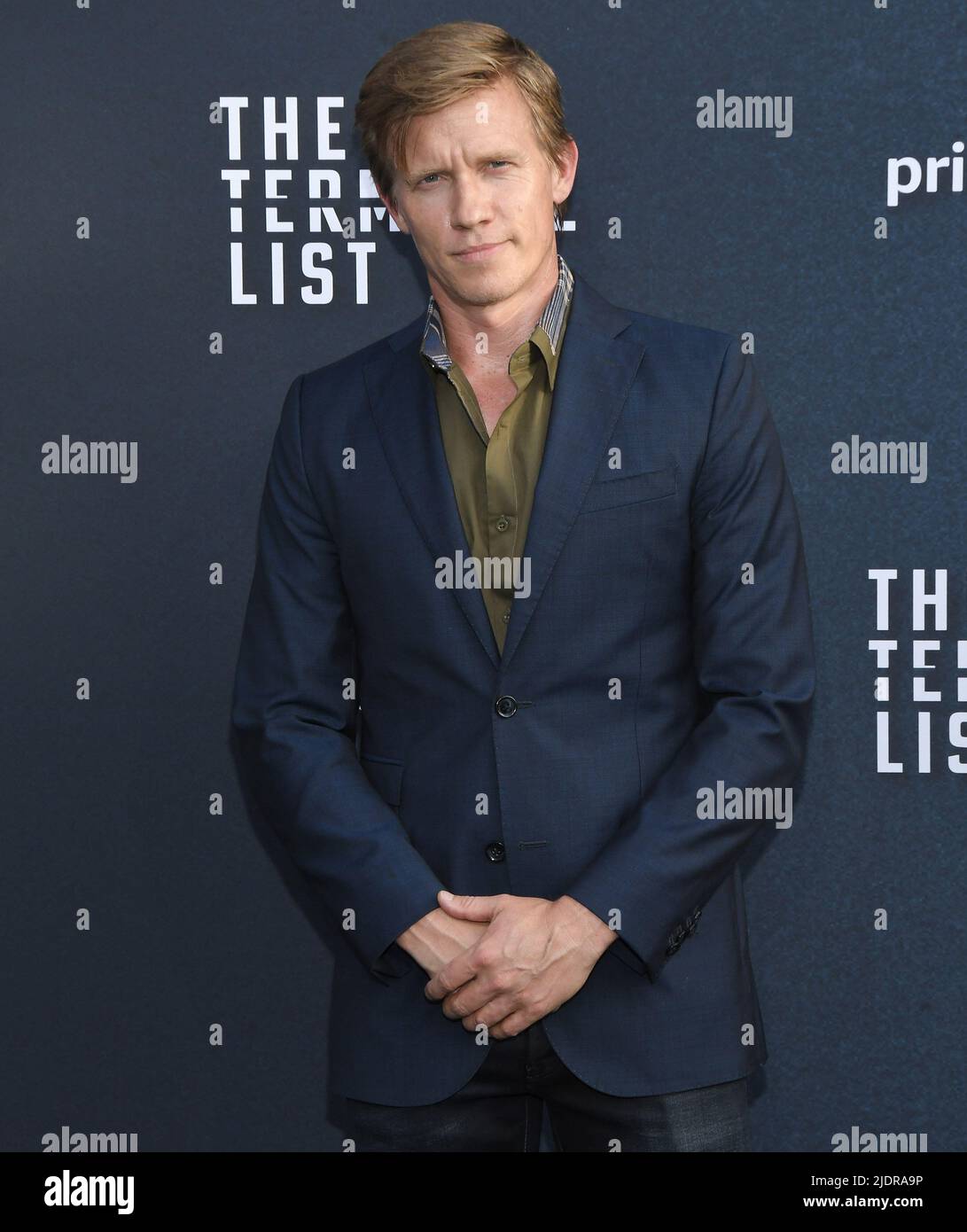 Warren Kole arrives at the THE TERMINAL LIST Los Angeles Premiere held ...