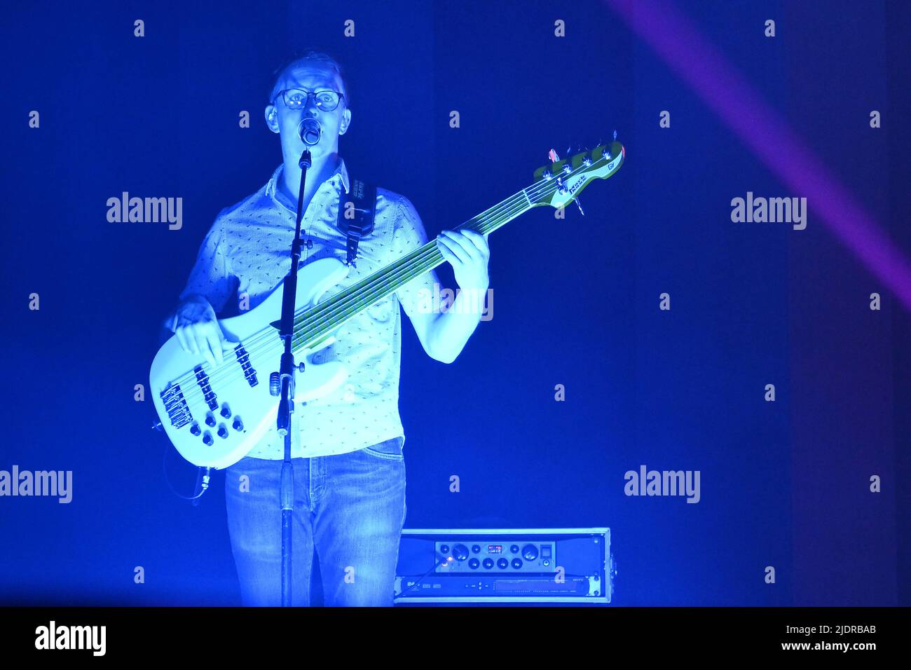 Roma, Italy. 22nd June, 2022. Simone Pagani of Pinguini Tattici ...