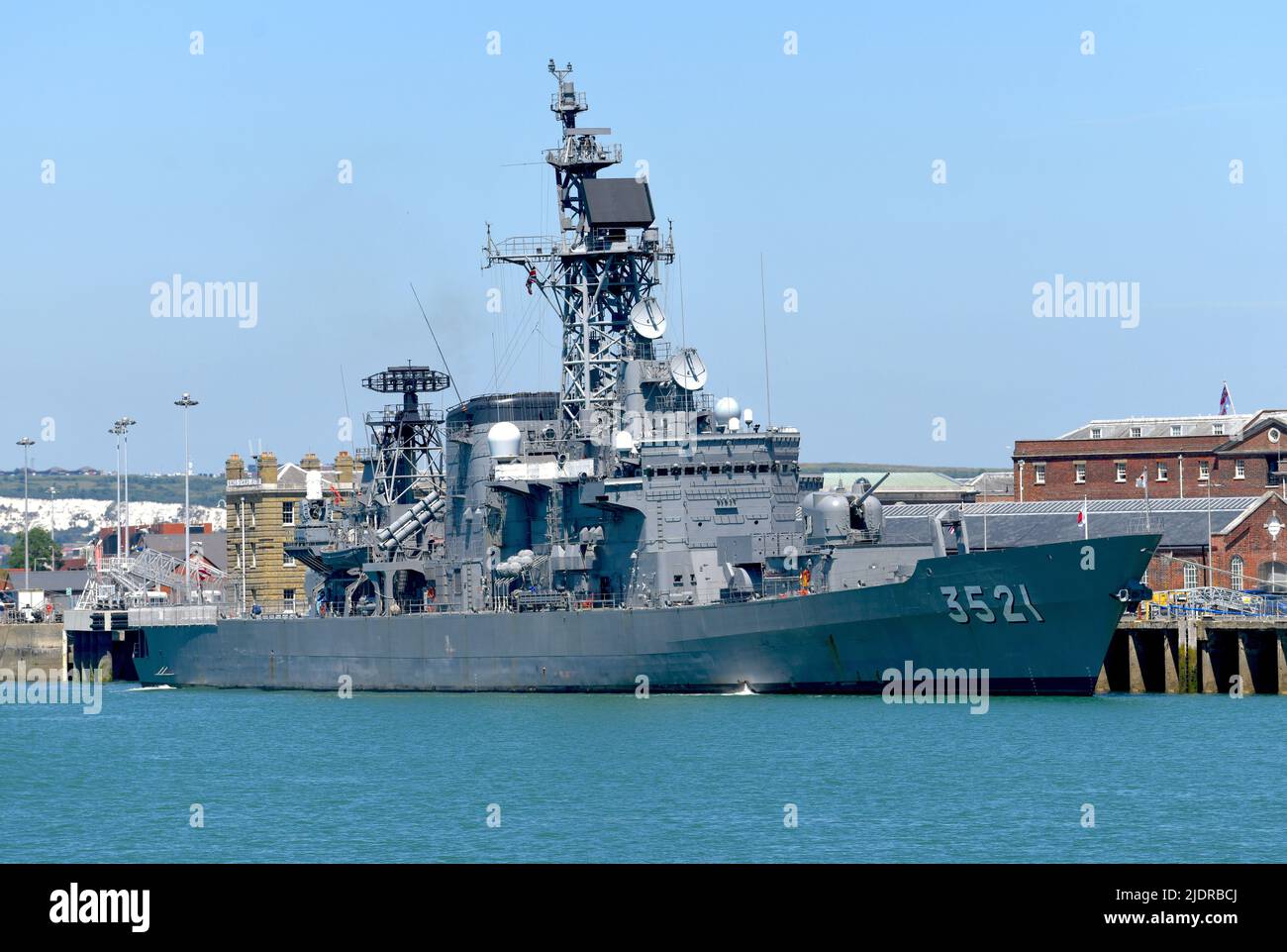 22/06/2022 Portsmouth UK Japan Maritime Self-Defence Force JS Shimakaze ...