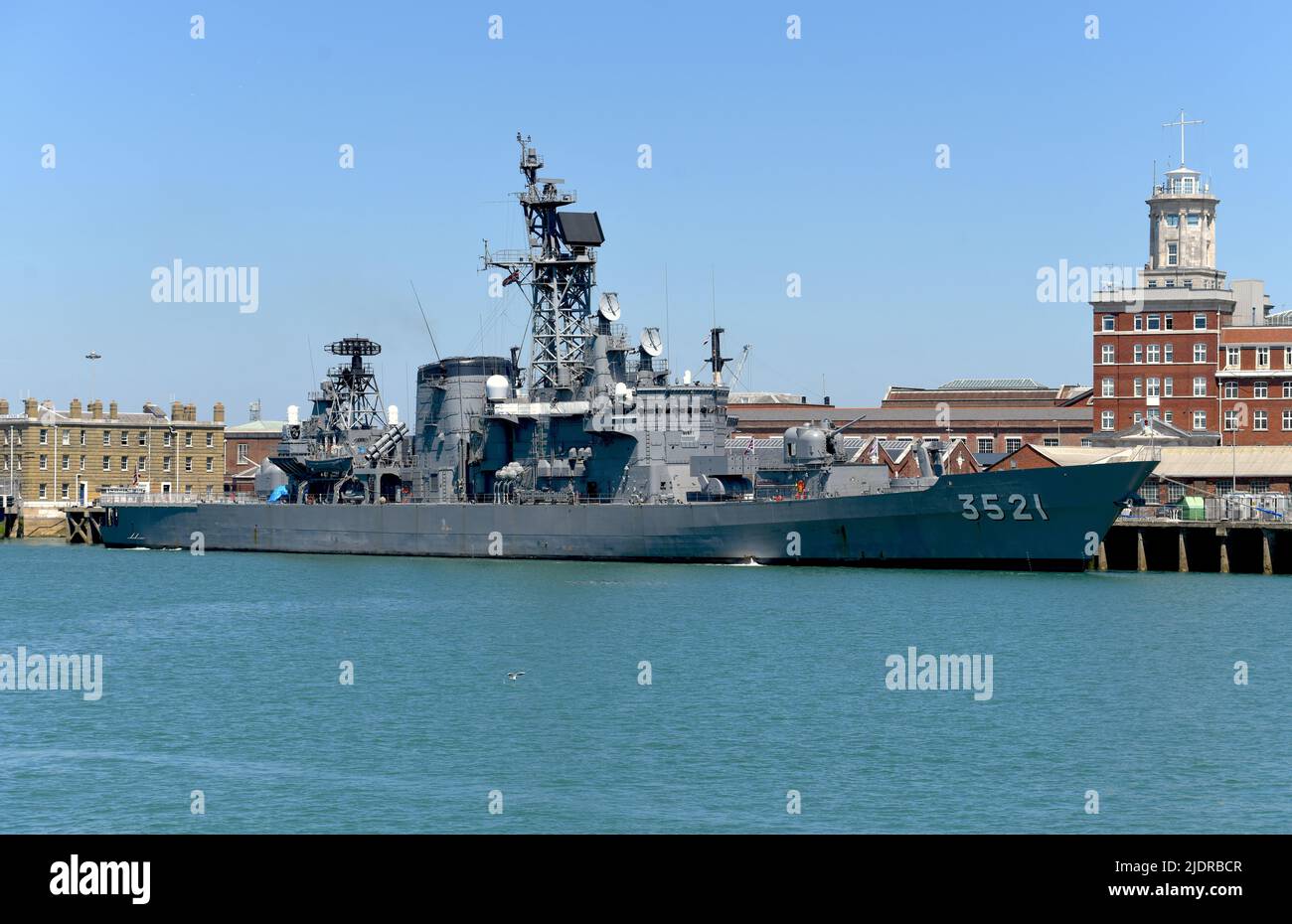 22/06/2022 Portsmouth UK Japan Maritime Self-Defence Force JS Shimakaze ...