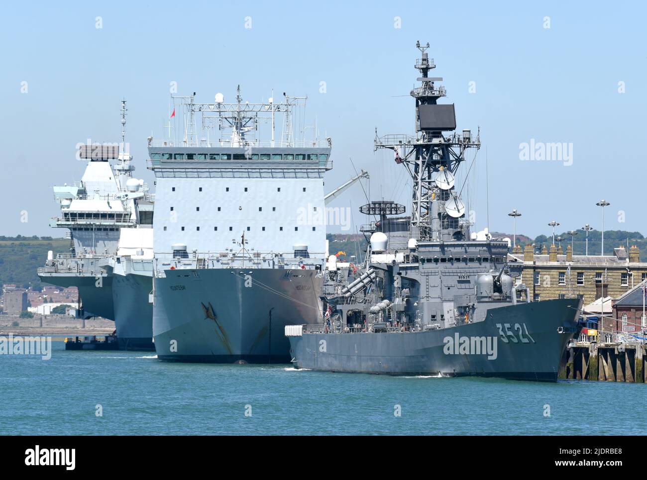 22/06/2022 Portsmouth UK Japan Maritime Self-Defence Force JS Shimakaze ...