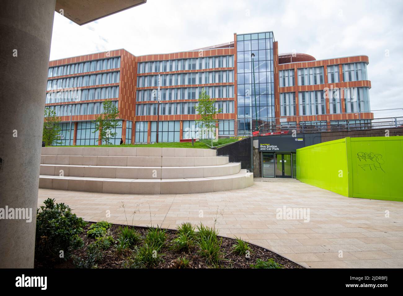The new Broad Marsh Car Park and Public Space on the South Side of ...