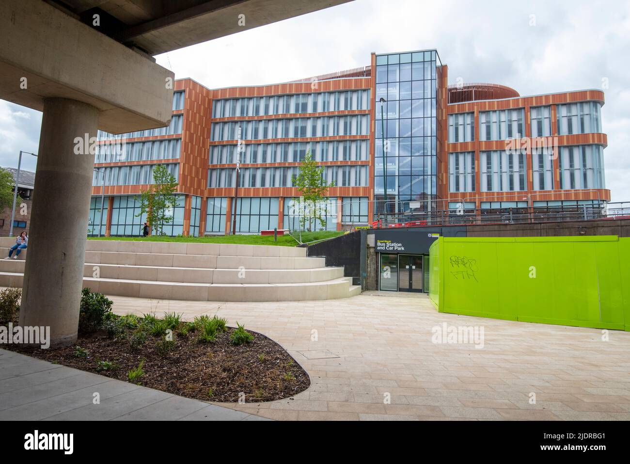 The new Broad Marsh Car Park and Public Space on the South Side of ...