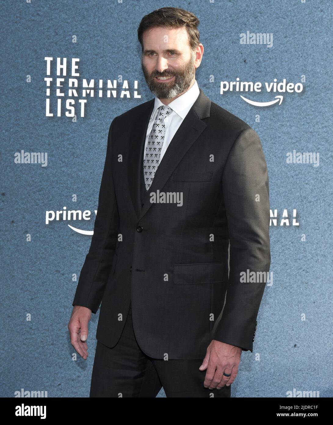 Jack Carr arrives at the THE TERMINAL LIST Los Angeles Premiere held at ...