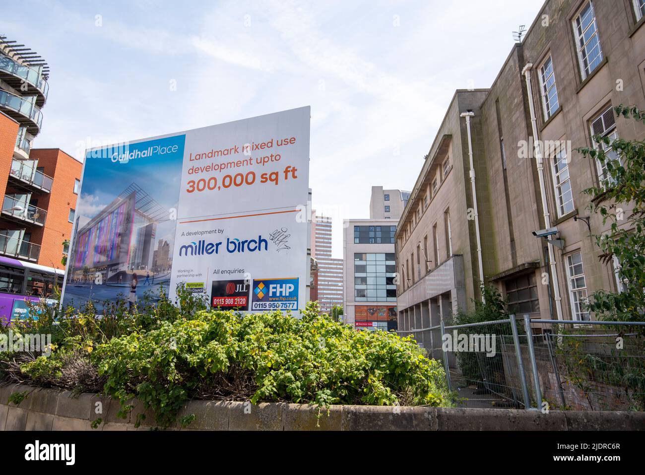 Guildhall Place Redevelopment in Nottingham City, Nottinghamshire ...
