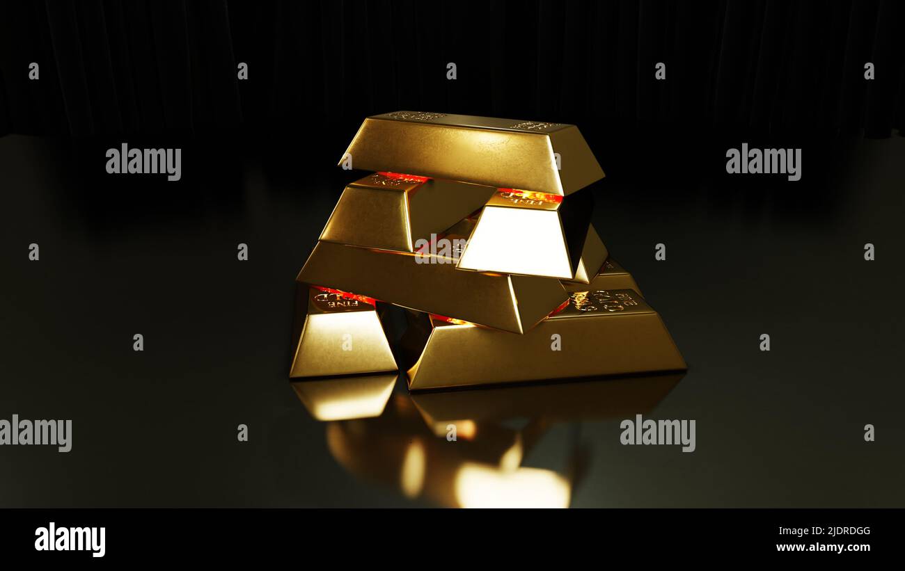 3D illustration Background for advertising and wallpaper in investment ...