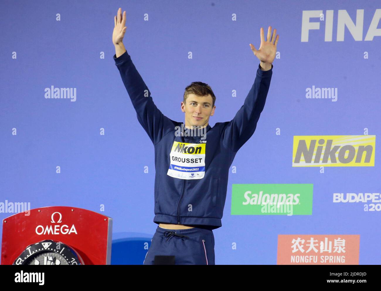 Maxime Grousset of France Silver medal, 100 M Freestyle Men during the ...