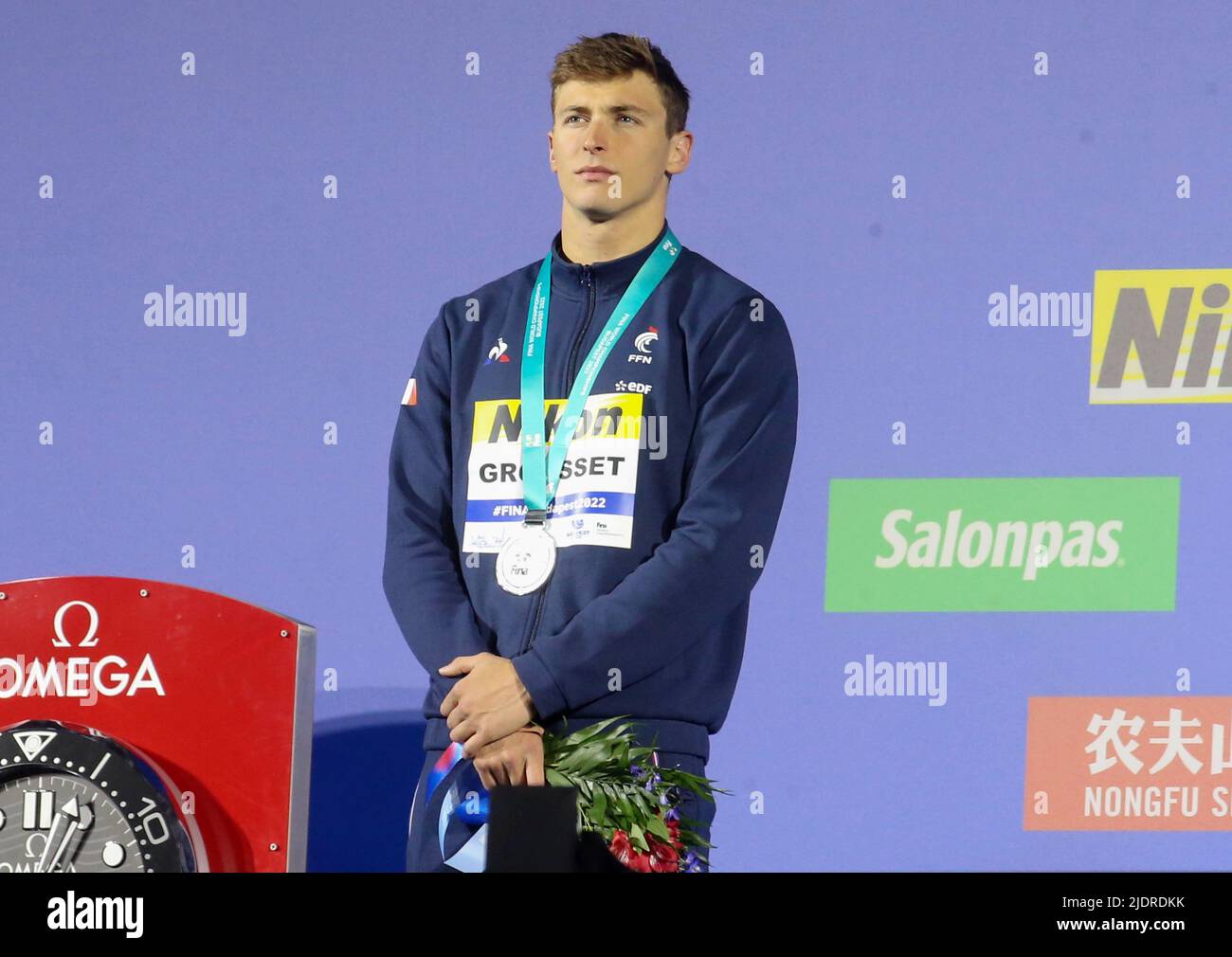 Maxime Grousset of France Silver medal, 100 M Freestyle Men during the ...
