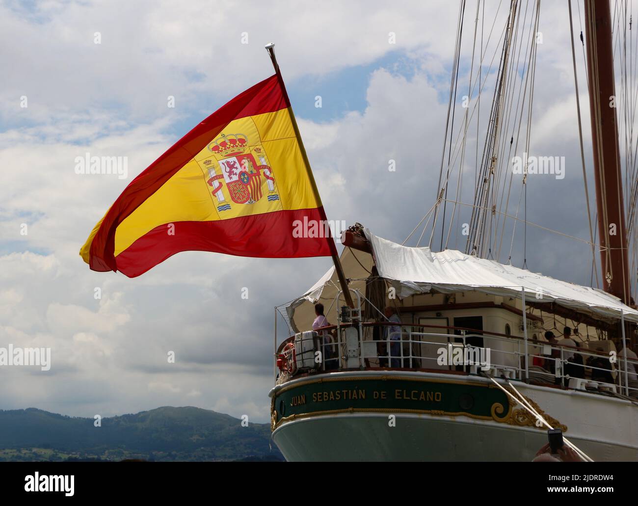 Spanish Navy Training Ship JUAN SEBASTIÁN DE ELCANO of the Maritime ...