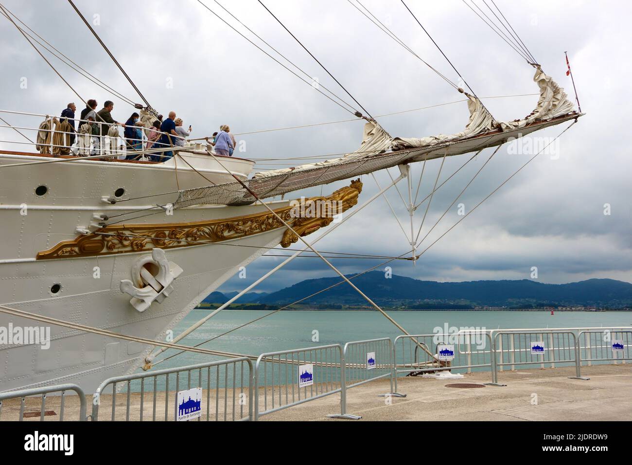 Spanish Navy Training Ship JUAN SEBASTIÁN DE ELCANO of the Maritime ...