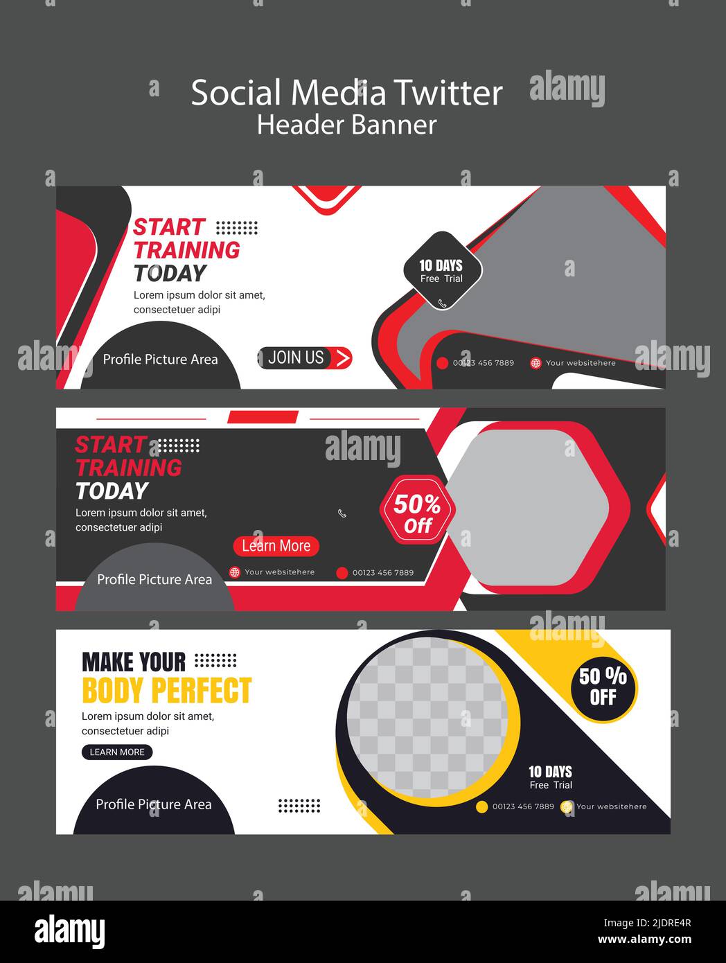 Gym flyer design hi-res stock photography and images - Alamy