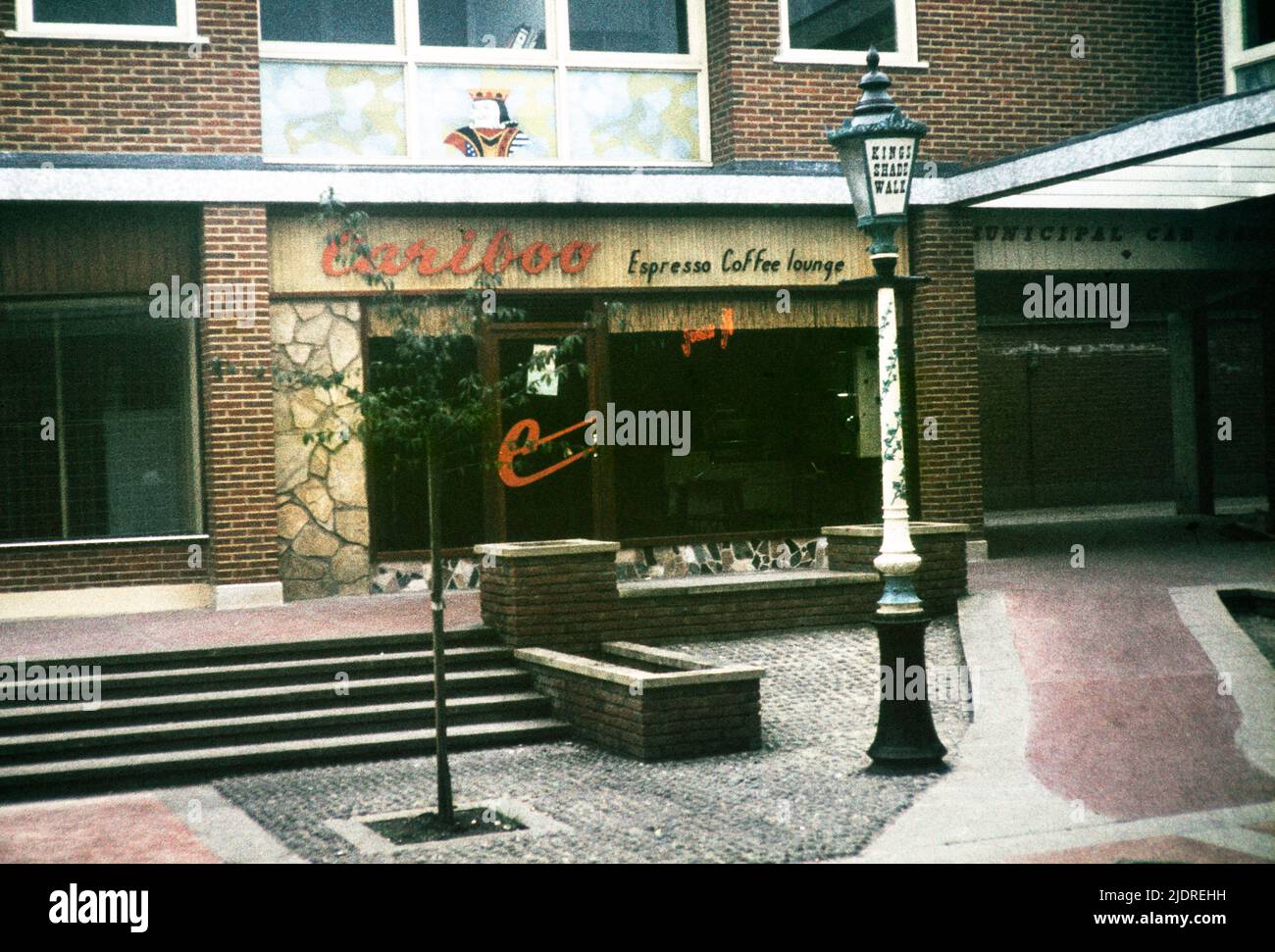 Cariboo espresso coffee lounge cafe, Kings Shade Walk postwar shopping ...
