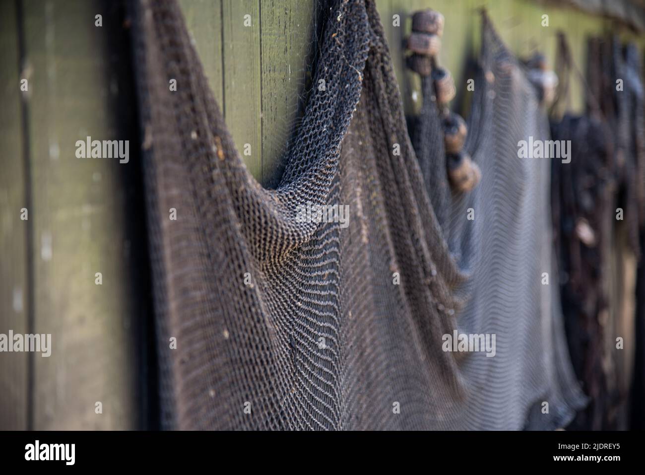 Drying fishing nets hi-res stock photography and images - Alamy
