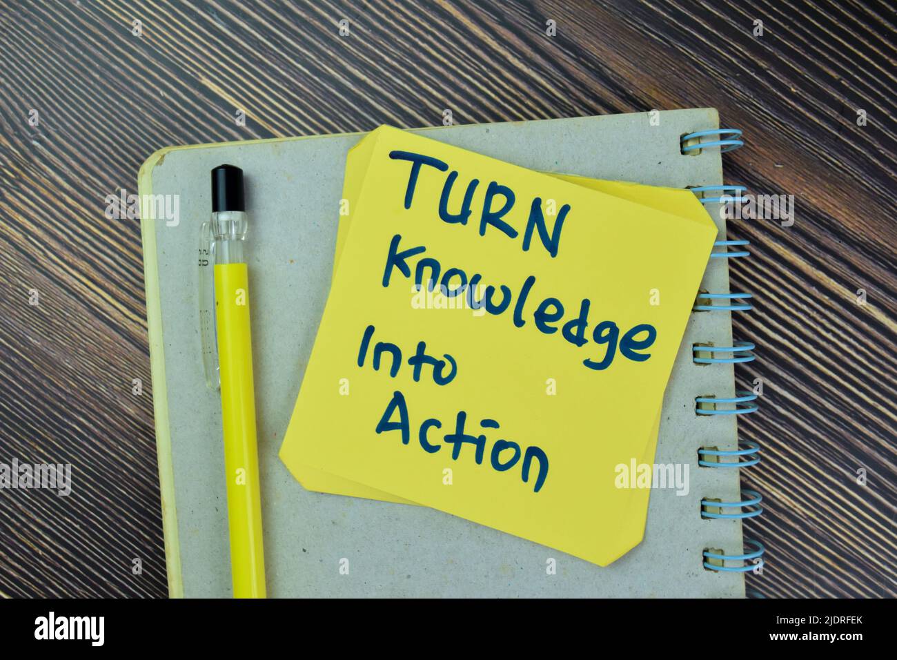 Turn knowledge into action hi-res stock photography and images - Alamy