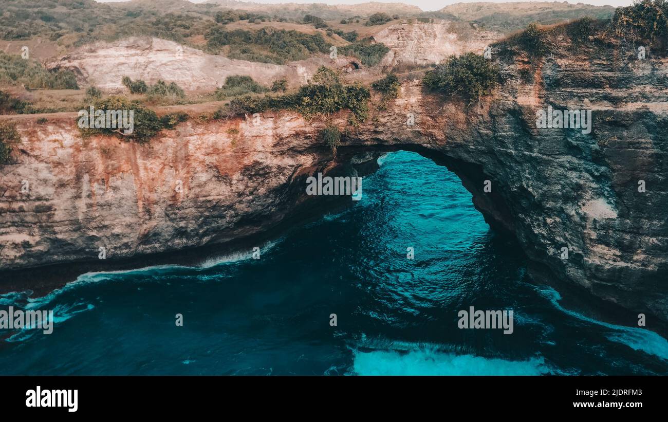 Aerial scenic nusa penida view hi-res stock photography and images - Alamy