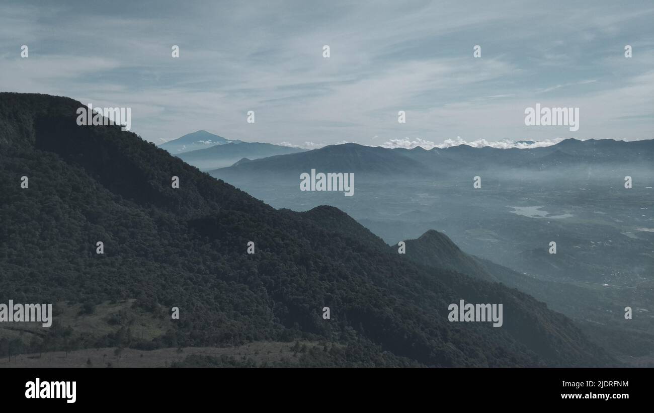 Mount Guntur Landscape, Garut, Indonesia Stock Photo - Alamy